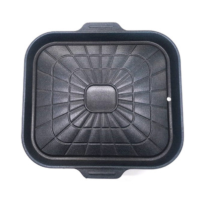 Korean Speed Square Griddle Barbecue BBQ Grill Plate Pan, Camping ...