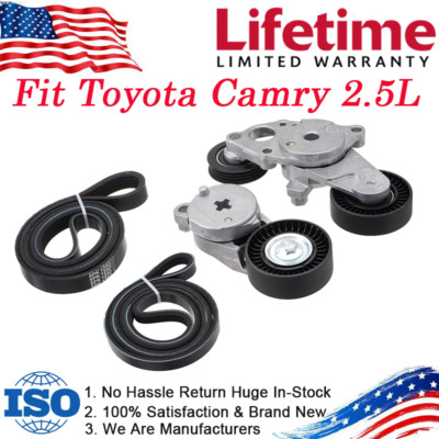 Serpentine Drive Belt Tensioner Kits For 2010-2011 Toyota Camry 2.5L ...