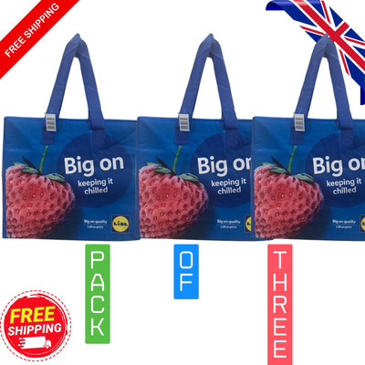 NEW Lidl Large Insulated Cool Shopping Bag Chill Fresh Frozen Food ...