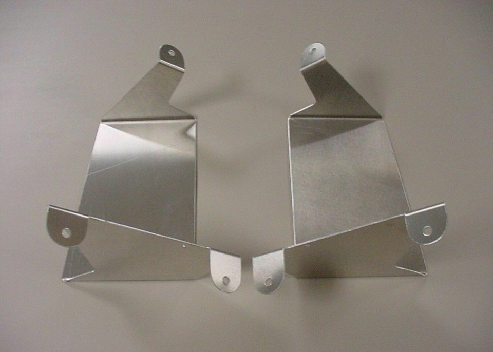 Honda TRX250R 250R Engine Cooler Radiator Shrouds Scoop Kit CFM ...