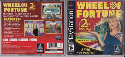 Wheel of Fortune 2nd Edition (Sony PlayStation 1, 2000) *COMPLETE ...