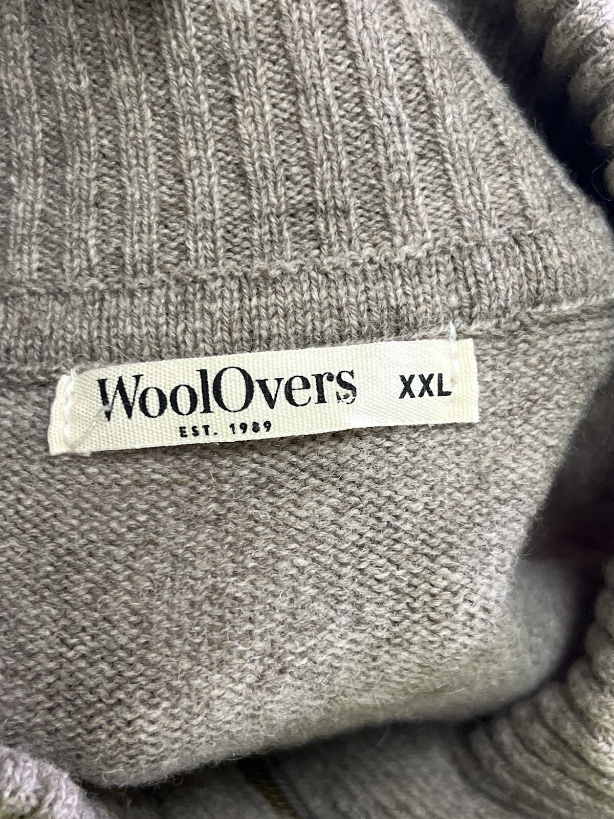 WoolOvers Mens Size XXL Sweater Lambswool Lincoln Zipper Cardigan ...