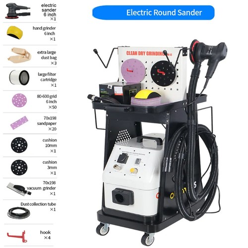 220V sander machine for cars paint polishing dust free dry sanding ...