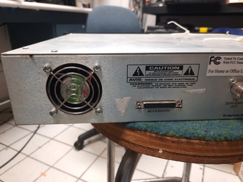 USED BRIDGECOM SYSTEMS RADIO REPEATER CS-540U - TURNS ON FOR PARTS AS ...