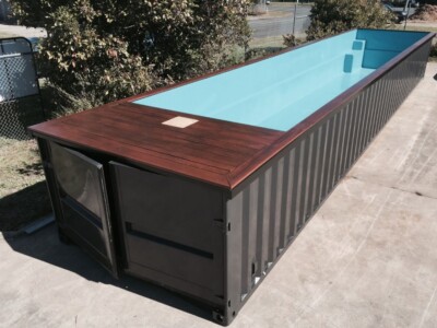 Swimming Pool 20ft. Length - Safe Room Designs Container Pools Catalog ...