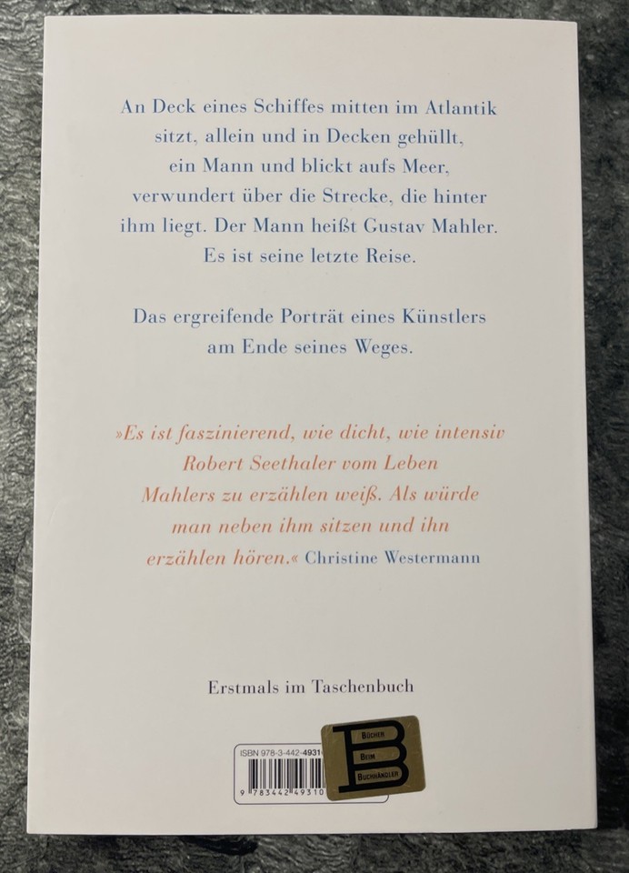 Der letzte Satz - Robert Seethaler (2021, Taschenbuch) - Neuwertig ...