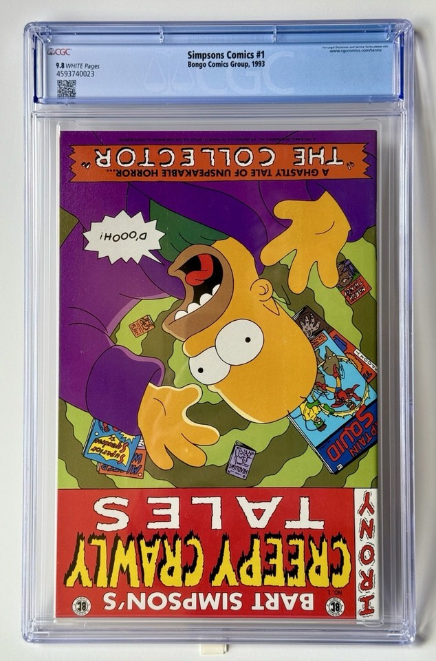SIMPSONS 1 * MATT GROENING * Morrison * * Poster Included * 1993 * WP CGC 9.8 | eBay