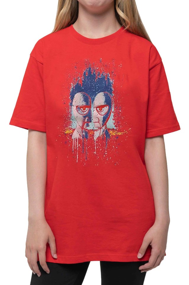 Pink Floyd Kids T Shirt Division Bell Drip Band Logo new Official Red 5 ...