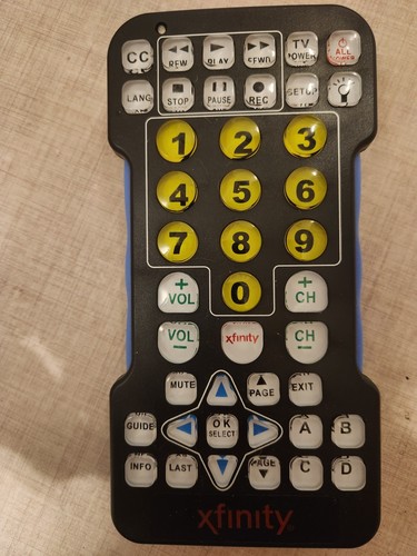 Xfinity Comcast Backlit Large Button Big EZ Oversized Universal Remote ...