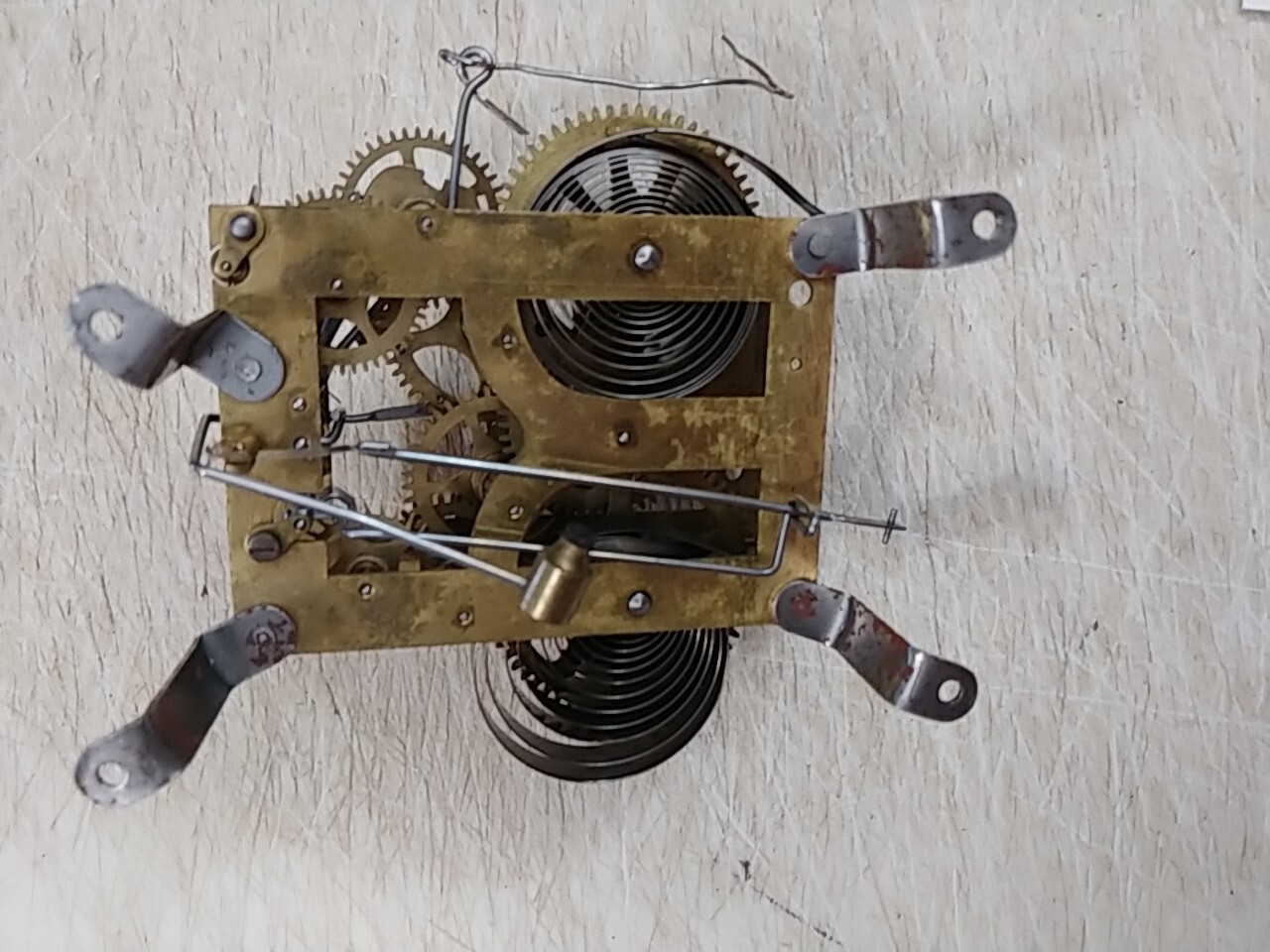 GERMAN WALL CLOCK 30 HOUR MOVEMENT & COIL STRIKE GONG | eBay