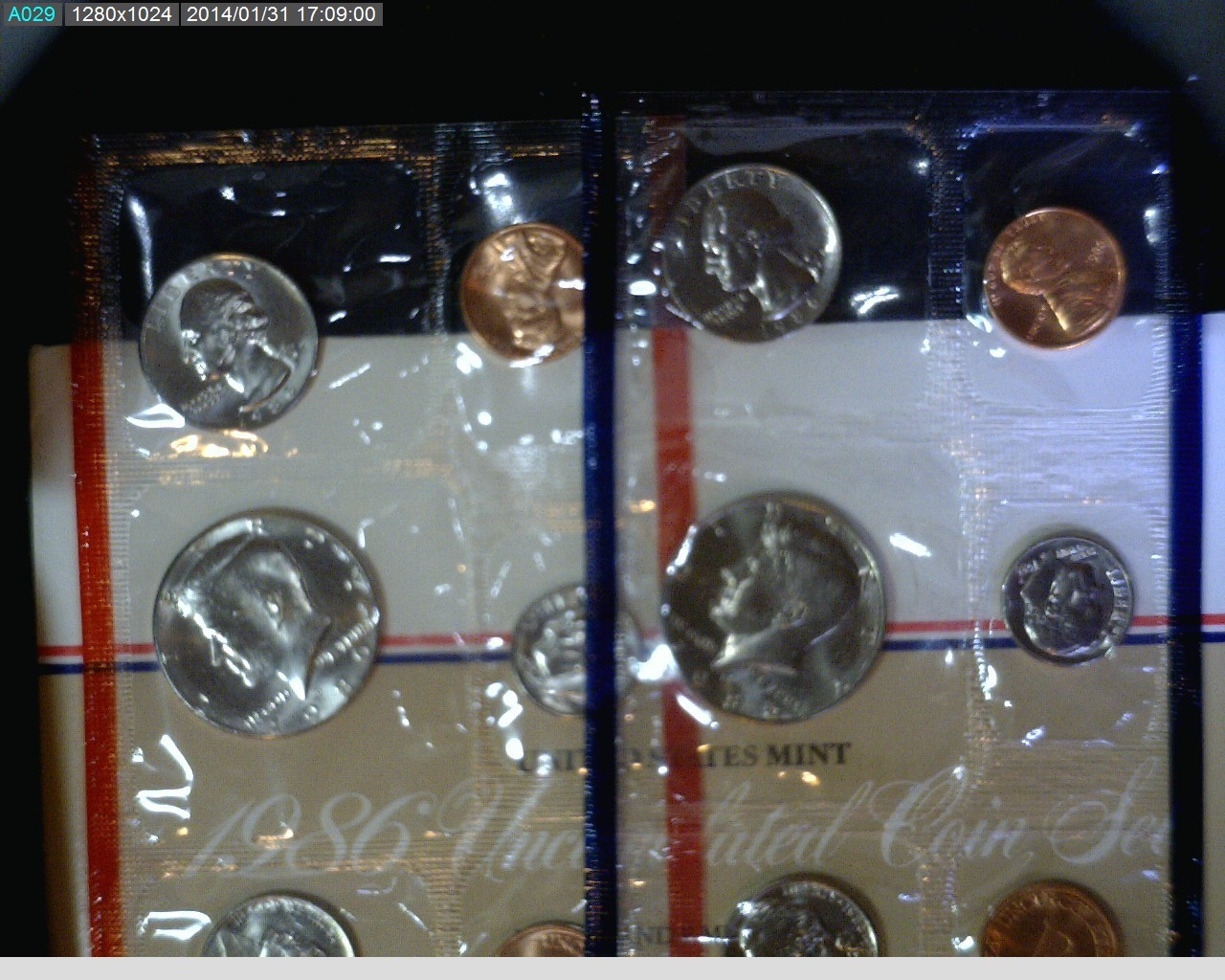 1986 Mint Set Both P & D in Holder from Mint | eBay