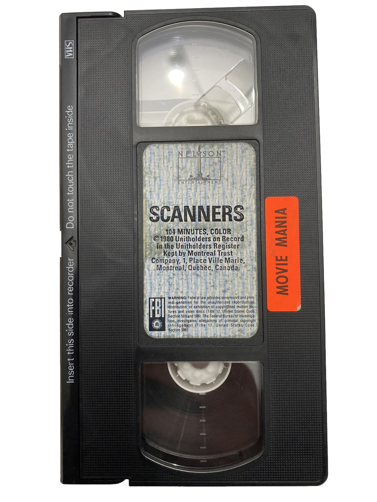 RARE FIND! Scanners VHS Tape, 1980, Horror, Thriller, HTF, Vintage ...