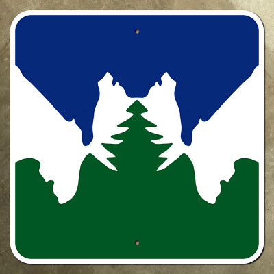 Northwest Territories NWT Liard Trail highway route marker road sign ...