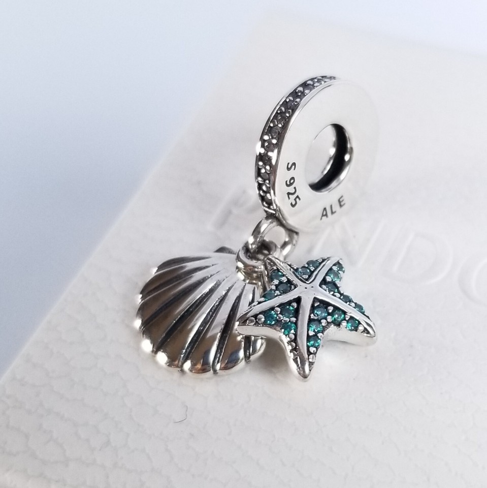 Pandora Ocean Shell Silver Charm 925 Ale #161 | eBay