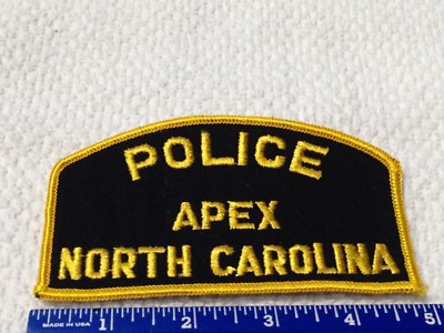 APEX NORTH CAROLINA POLICE DEPARTMENT SHOULDER PATCH | eBay