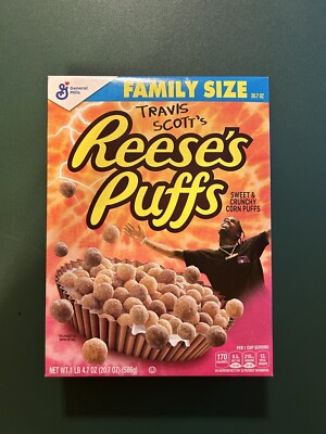 Travis Scott Reese’s Puffs Cereal Limited Edition 2019 Sold Out 15 New ...