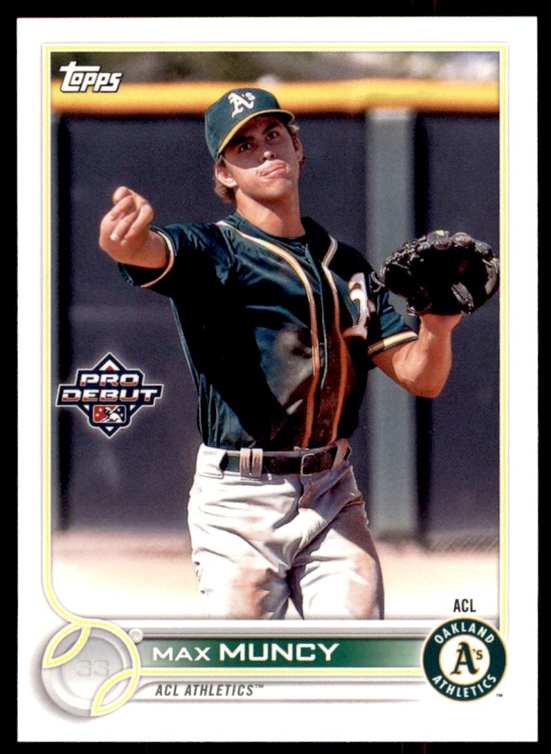 Max Muncy 2022 Topps Pro Debut Rookie Card RC Minor League #PD-41 ...