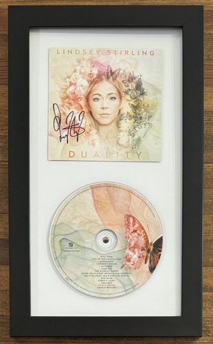 FRAMED Lindsey Stirling SIGNED Art Card & Duality CD BAS Beckett COA ...