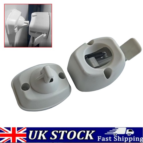 1SET Door Retainer Catch White Plastic FOR Coachman Elddis Caravan ...