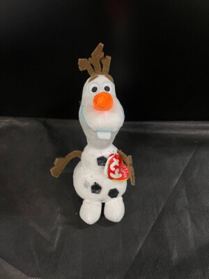 Original TY FROZEN Anna Elsa II OLAF WITH SOUND 20CM Plüsch Figur | eBay.de