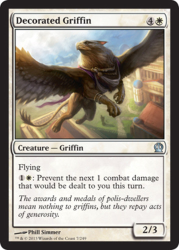 Decorated Griffin - Foil Light Play, English Magic the Gathering MTG ...