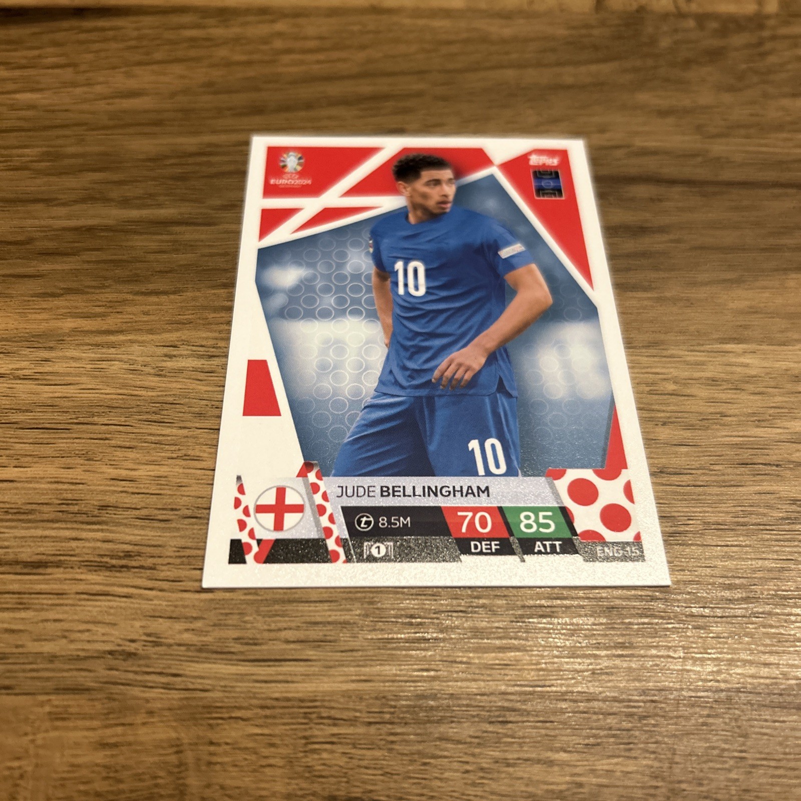 Match Attax Euro 2024 football "JUDE BELLINGHAM" #ENG15 England Trading ...