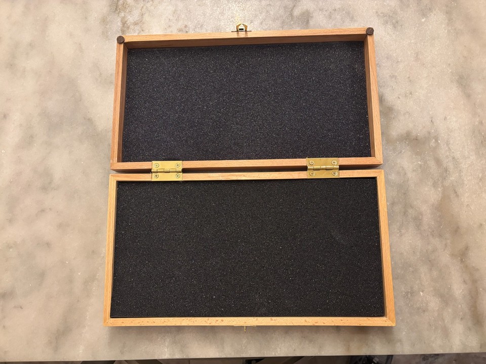 Hand Crafted light Smith and Wessen Solid wood Storage boxes, gun case ...