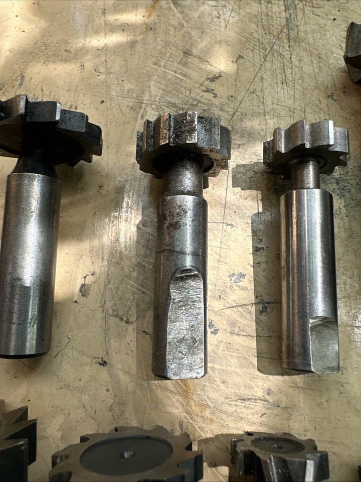 12pc Slot Keyway End Mill / Woodruff Keyseat Cutter Machinist Tool ...