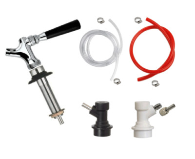 Add A Tap Draft Beer Kegerator Conversion Kit Faucet & Ball Lock ...