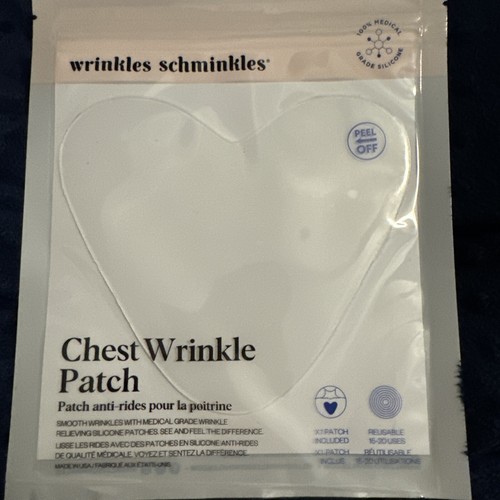 Wrinkles Schminkles Chest Wrinkle Patch 1 Single REUSABLE Patch Cruelty ...