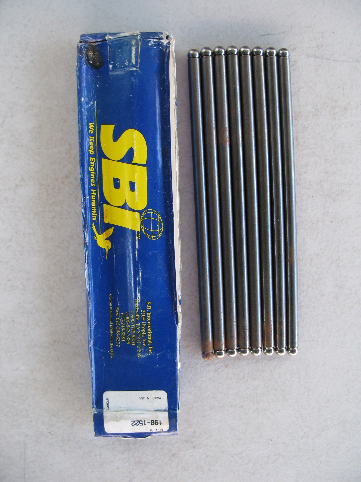 SBI Engine Push Rod fit Ford 232 Engine 3.8L Bore 3.800 (1901522) 8Pcs ...