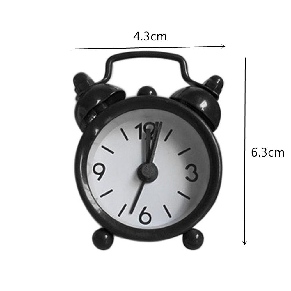 Electronic Creative Table Clock Digital Quartz Clock Round Mini Alarm ...