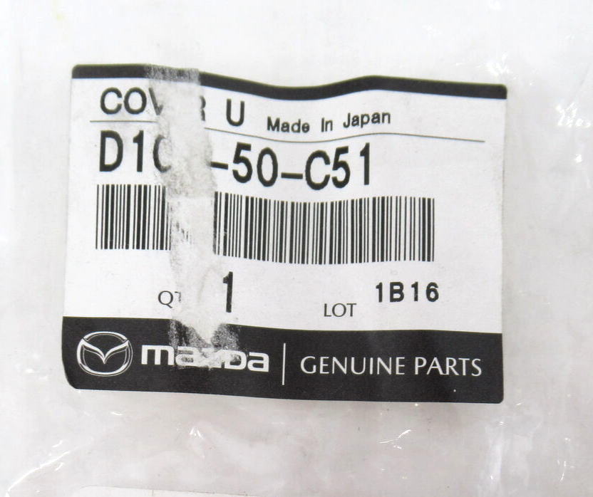 Genuine OEM Mazda D10J-50-C51 Rear Bumper Lower Under Cover 2016-2021 ...