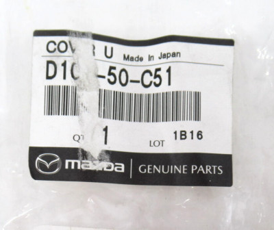 Genuine OEM Mazda D10J-50-C51 Rear Bumper Lower Under Cover 2016-2021 ...