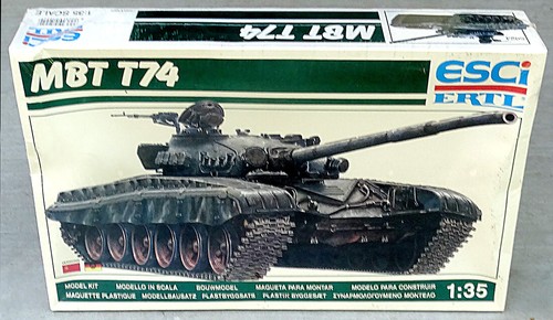 ESCi / Ertl MBT T74 Tank Unbuilt New Box Sealed 1:35 Scale Model 5024 ...