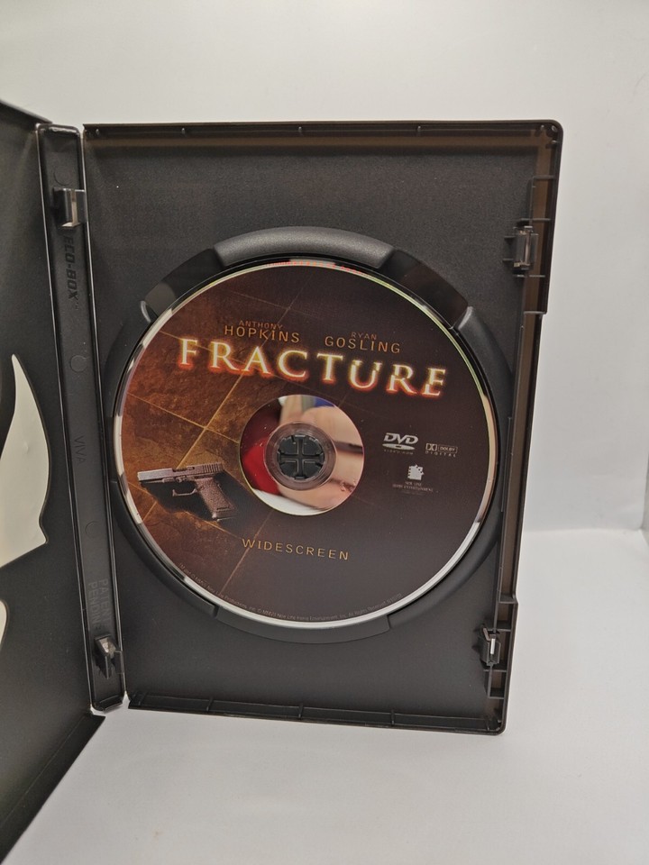 Fracture DVD Widescreen 2007 (Anthony Hopkins, Ryan Gosling, Rosamund ...