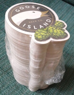 Goose Island Beer Coasters Great Hops Coaster - 125 Pack (NIP) | eBay
