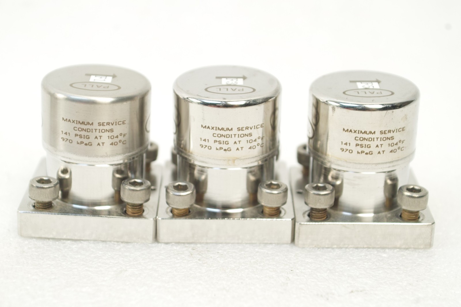 PALL ULTRAMET-L GASKLEEN TOP MOUNTED FILTER ASSEMBLY GTMF3200F4A LOT OF ...