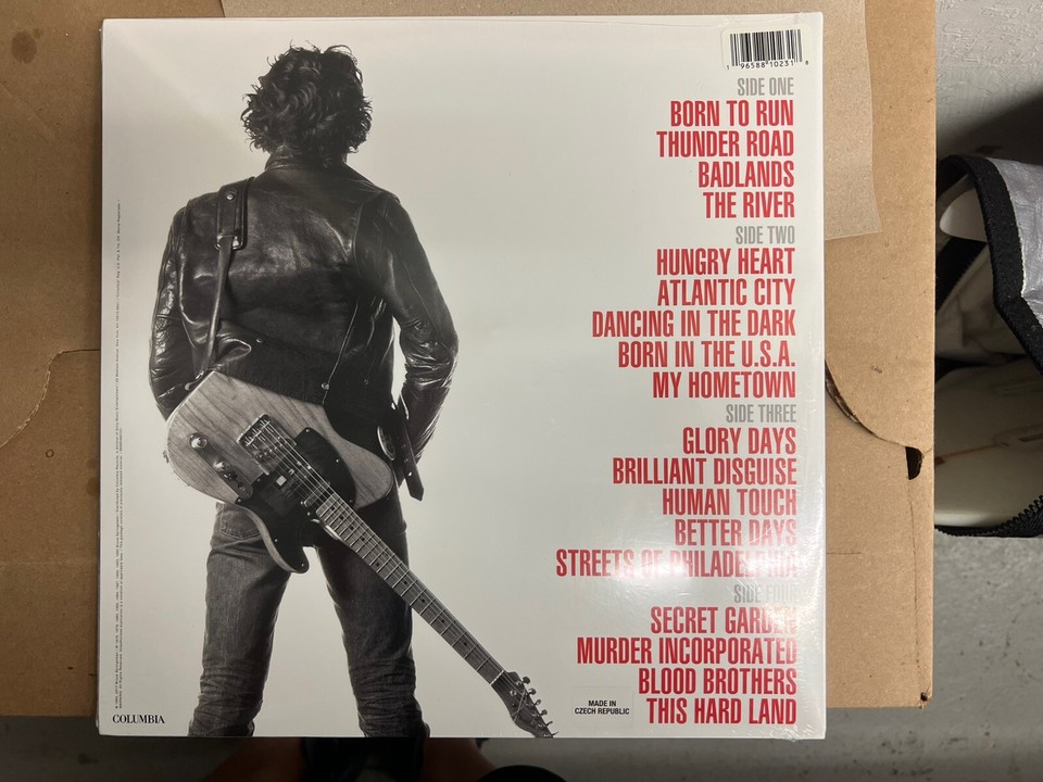 Bruce Springsteen Greatest Hits - Ruby Red Vinyl Target Exclusive | eBay