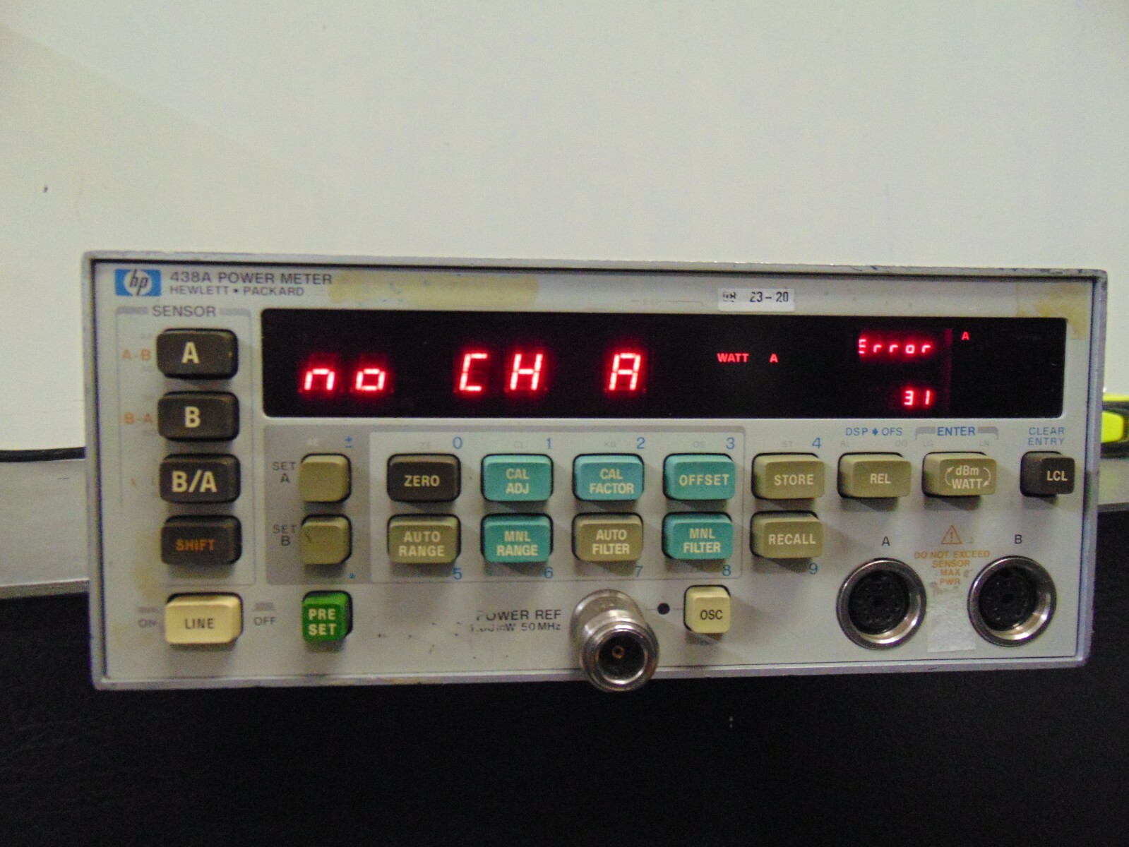 HP HEWLETT PACKARD 438A POWER METER | eBay