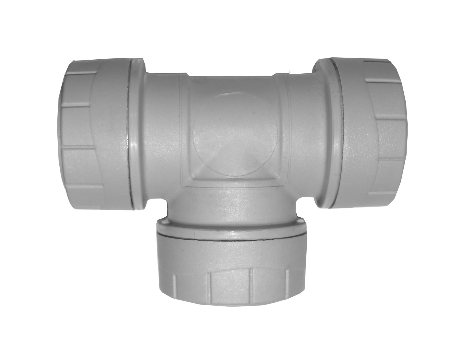 28mm Polyplumb Equal Tee PB228 Push-Fit Plastic Plumbing Fitting by ...