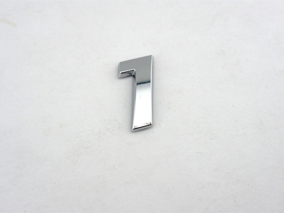 DIY 3D italic letters numbers Alphabet car sticker auto sign Car ...