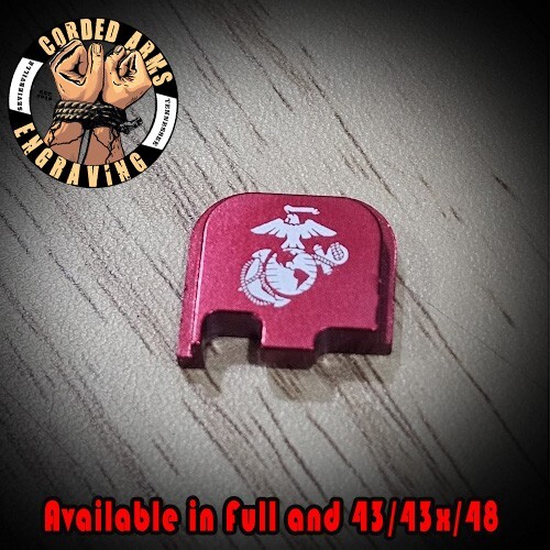 Military - Glock Rear Slide Plate Back Plate for Full Sized Glocks Gen ...