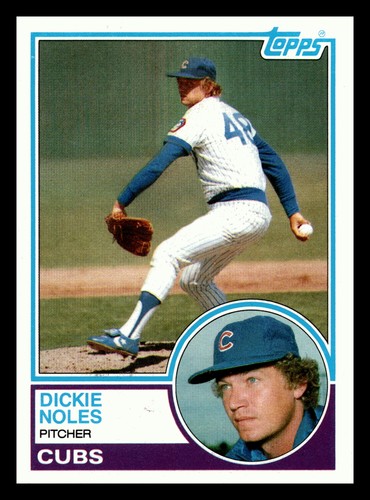 1983 Topps Dickie Noles #99 Centered Mint Chicago Cubs Vintage | eBay
