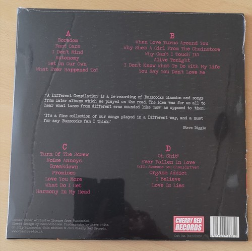 Buzzcocks - A Different Compilation (2xLP, Album, RSD, Ltd, RE, Pin ...