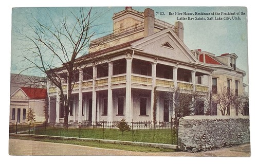Bee Hive House LDS Church President Home ~ Salt Lake City Utah~ Antique ...
