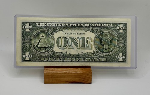2021 $1 One Dollar Bill FANCY TRINARY REPEATER FLIPPER BOOKEND B ...