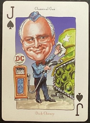 Jack Spades Dick Cheney VTG 2004 Political Single Swap Wide Funny ...