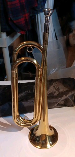 Vintage Regiment Slide Bugle w/ Carrying Bag | eBay
