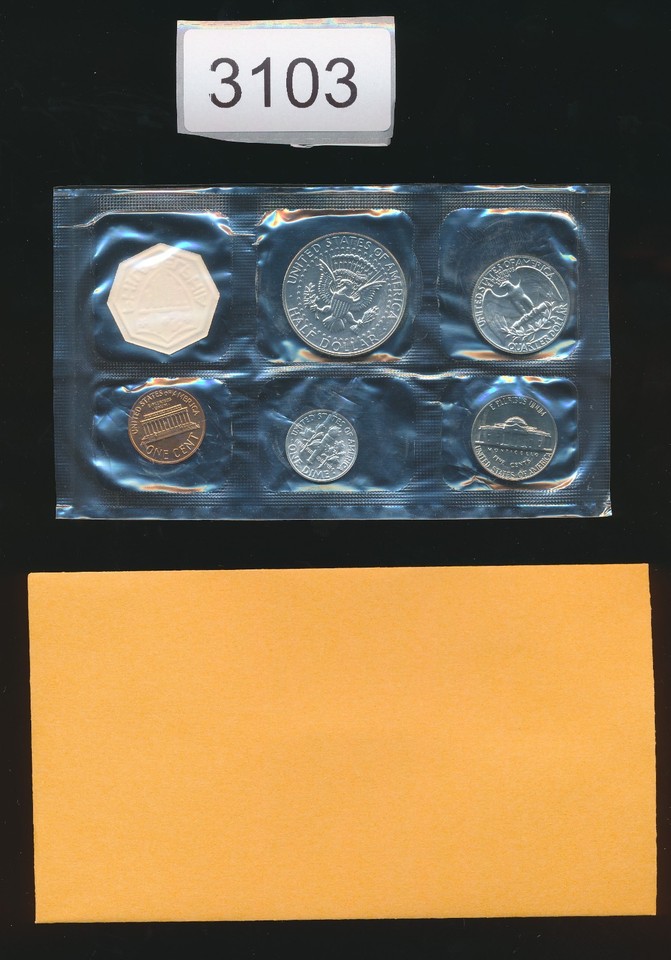 1964 SILVER PROOF SET - CHOICE SET - COA - #3101 | eBay